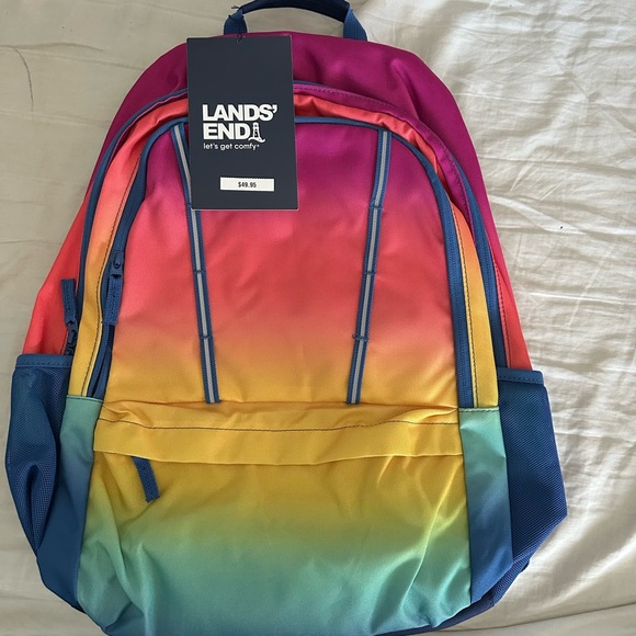Lands' End | Accessories | Multi Colored Lands End Backpack | Poshmark